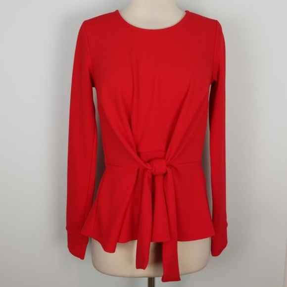 Tops | Elegant Red Top | Poshmark